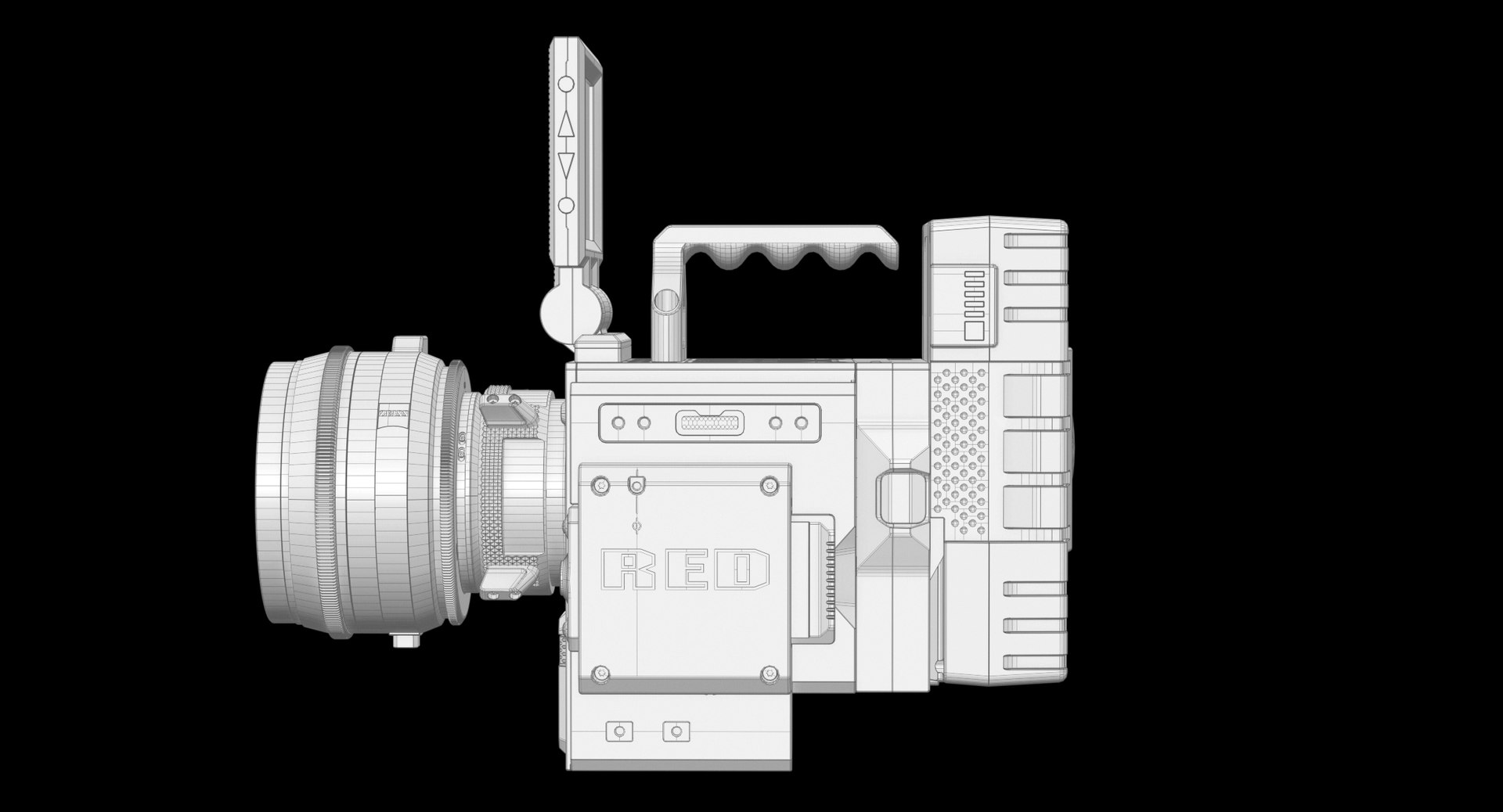 3D Red Weapon Monstro Camera Model - TurboSquid 1231736