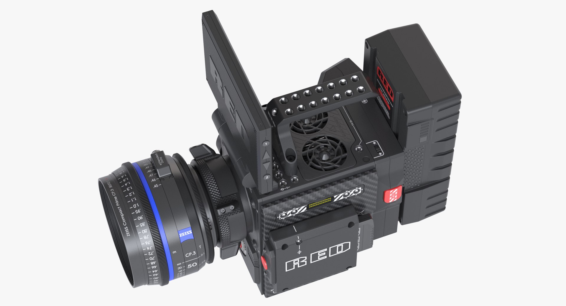 3D Red Weapon Monstro Camera Model - TurboSquid 1231736