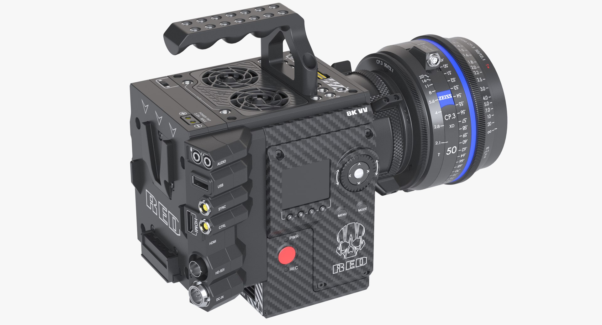 3D Red Weapon Monstro Camera Model - TurboSquid 1231736