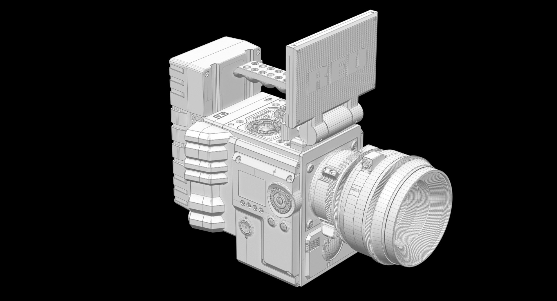 3D Red Weapon Monstro Camera Model - TurboSquid 1231736