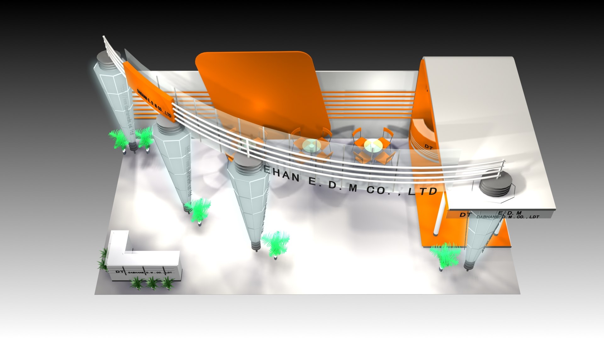 3D 12x6 Booth Stand Model - TurboSquid 1851061