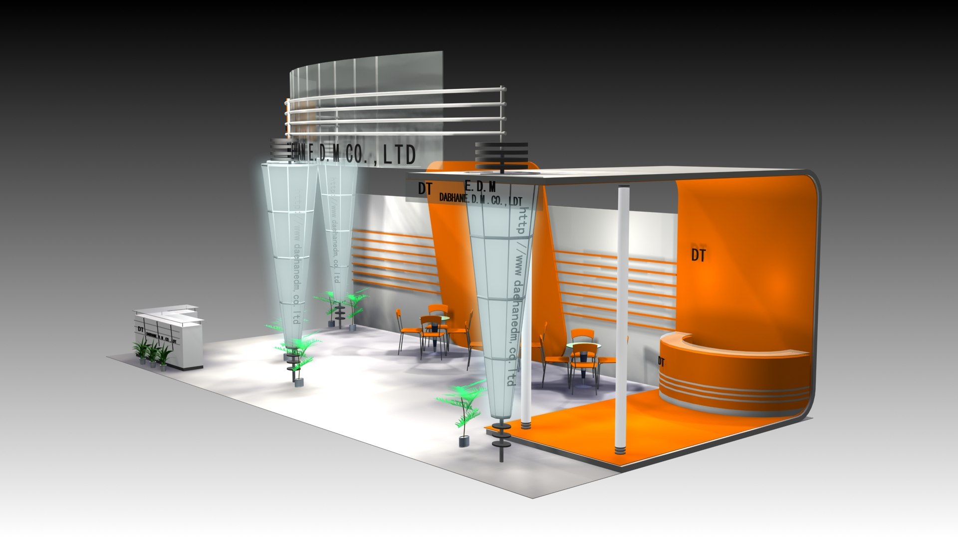 3D 12x6 Booth Stand Model - TurboSquid 1851061