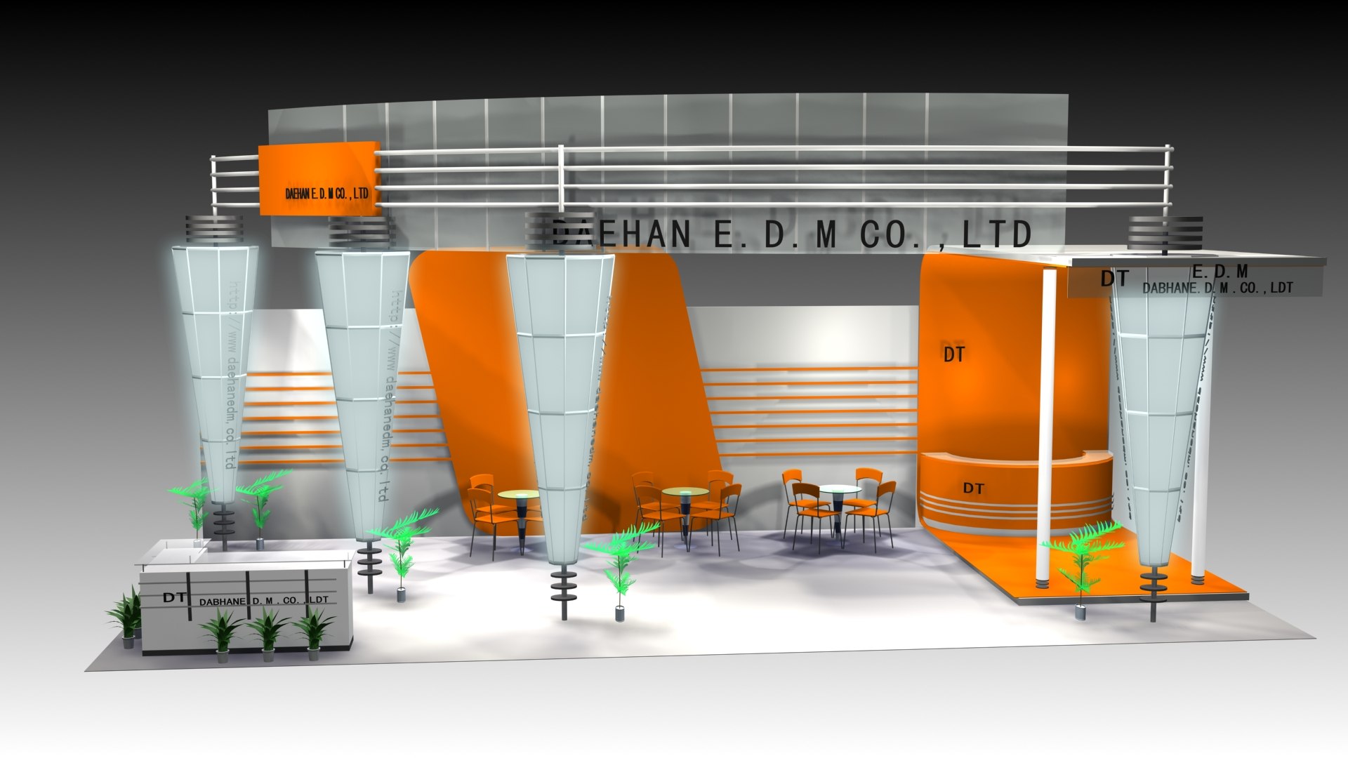 3D 12x6 Booth Stand Model - TurboSquid 1851061