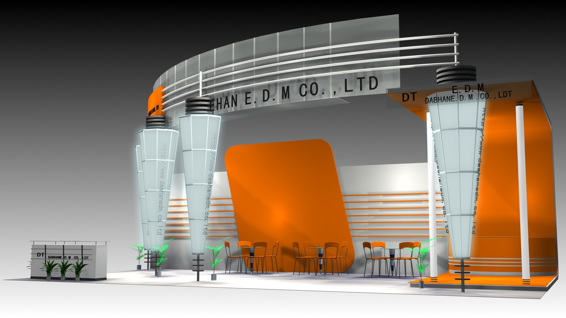 3D 12x6 Booth Stand Model - TurboSquid 1851061