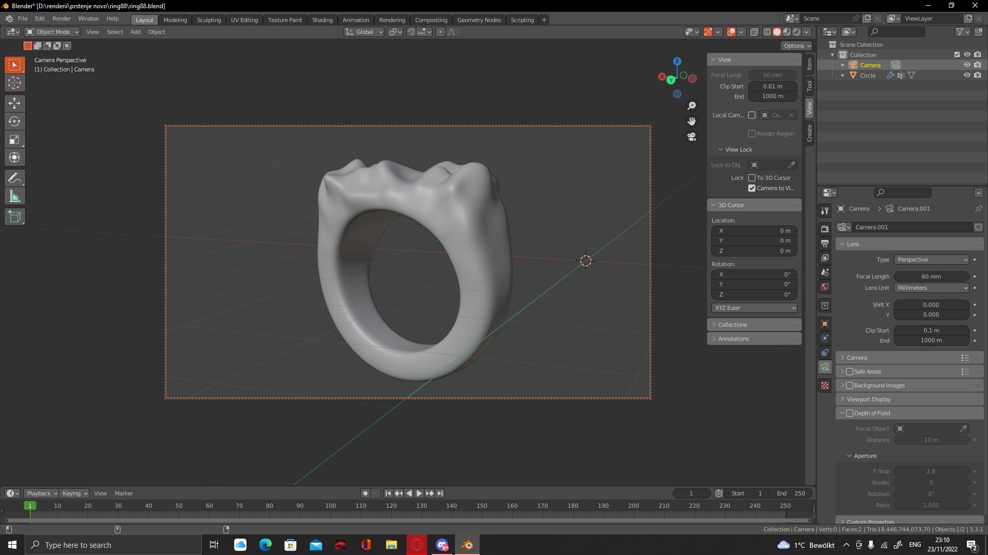 3D Ring Model - TurboSquid 1991987