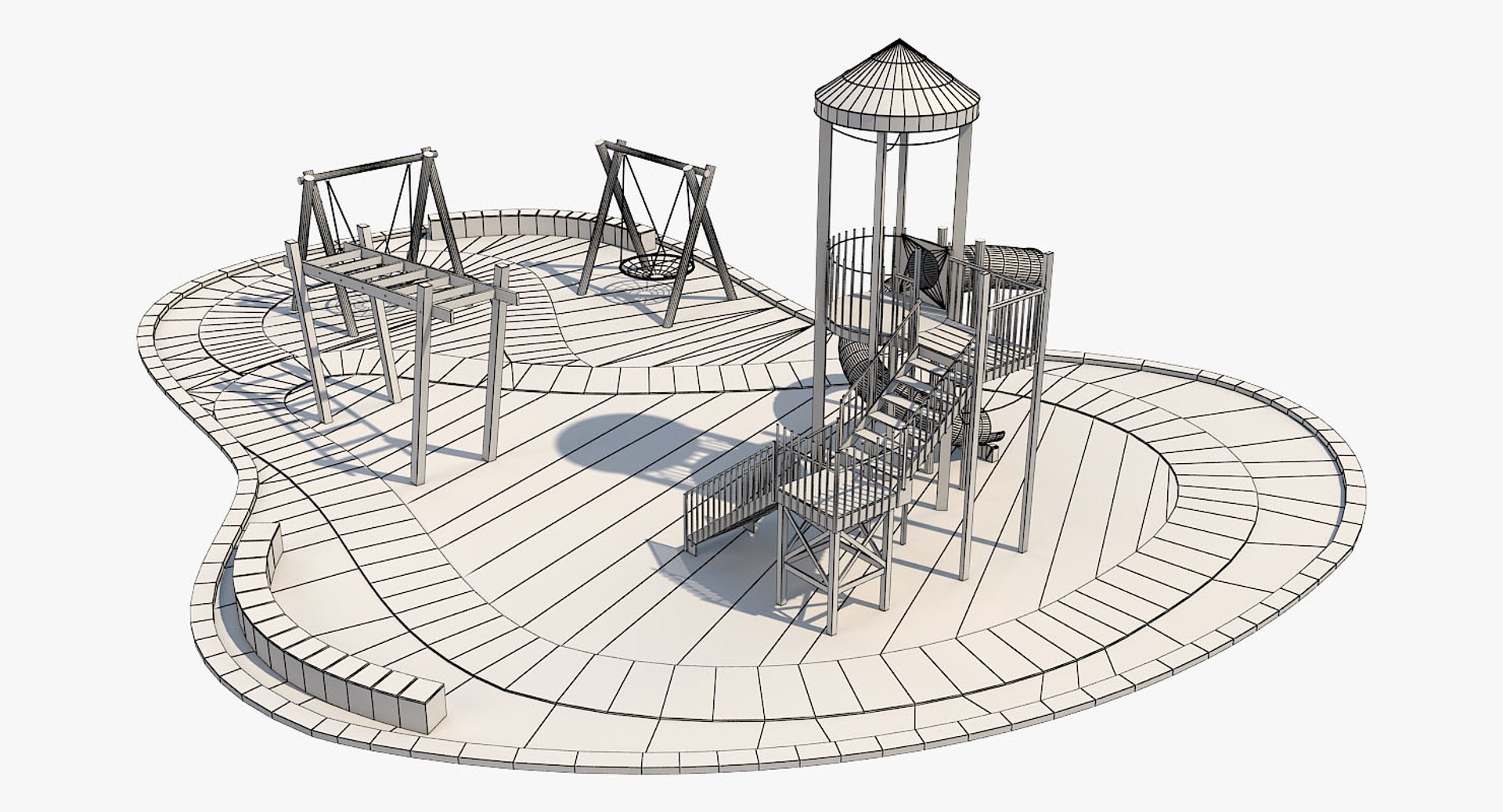 3D Playground Ground Play - TurboSquid 1376096