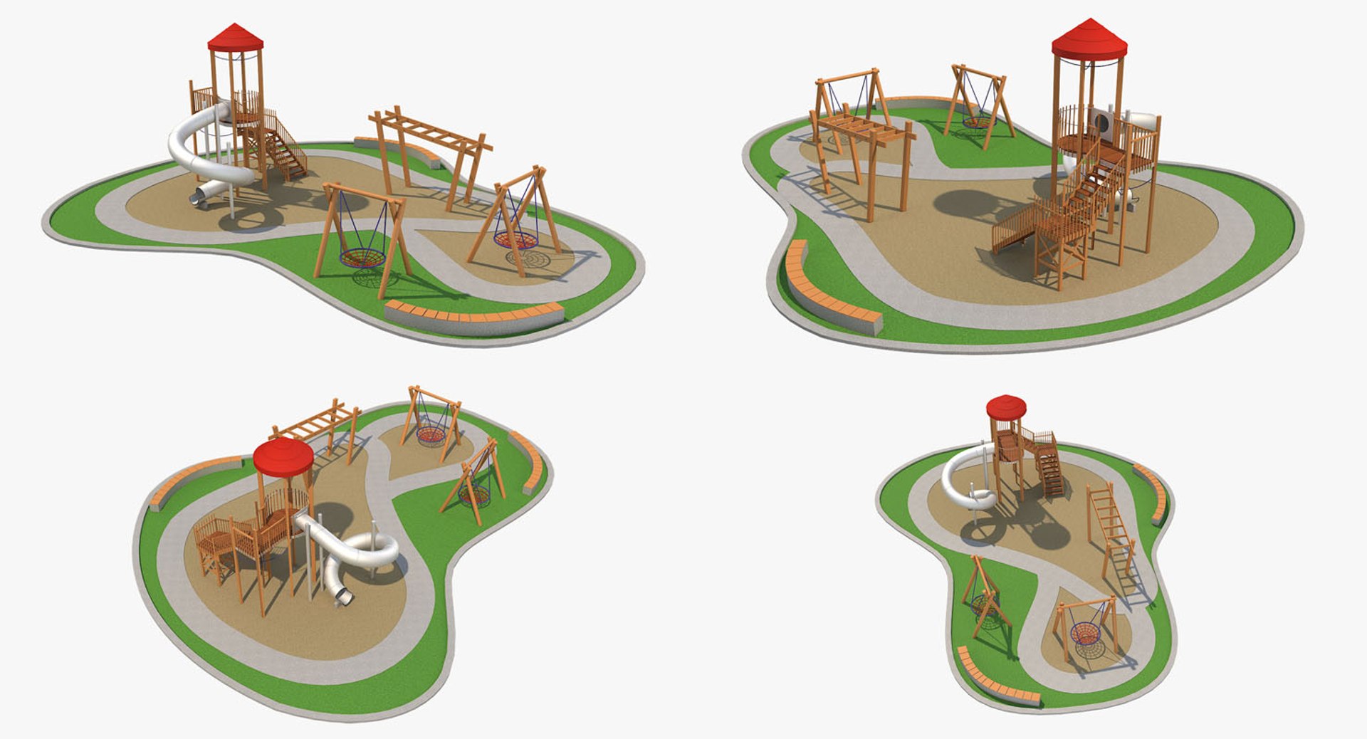 3D Playground Ground Play - TurboSquid 1376096