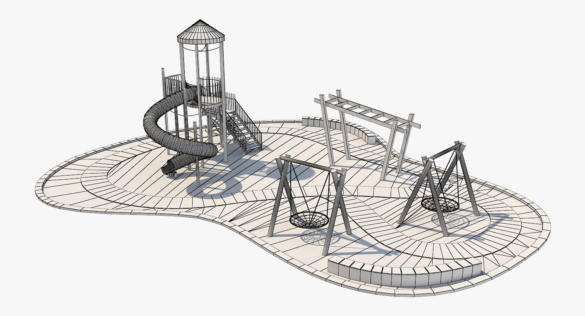 3D Playground Ground Play - TurboSquid 1376096