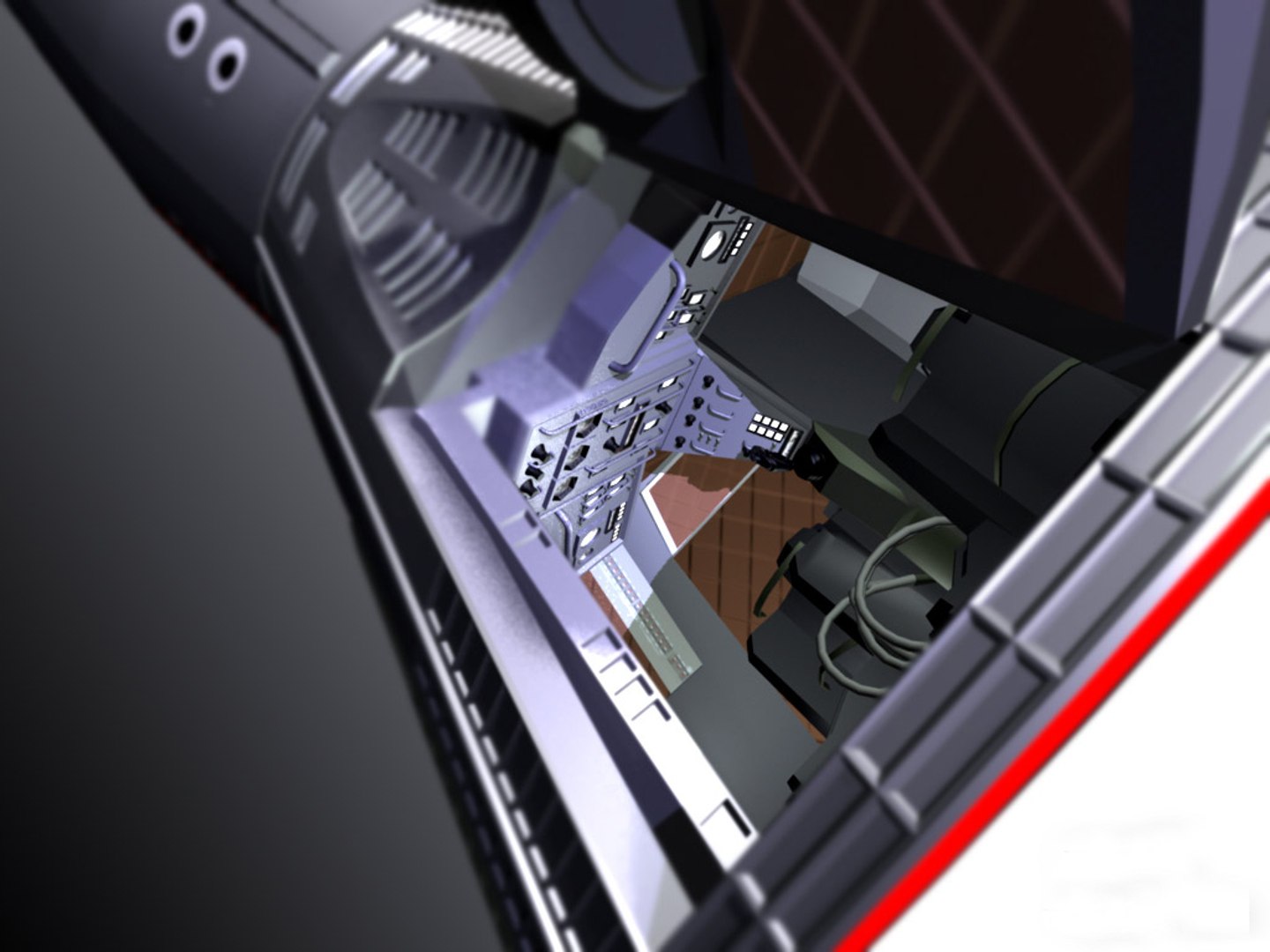 Gemini Space Capsule Orbital 3d Model