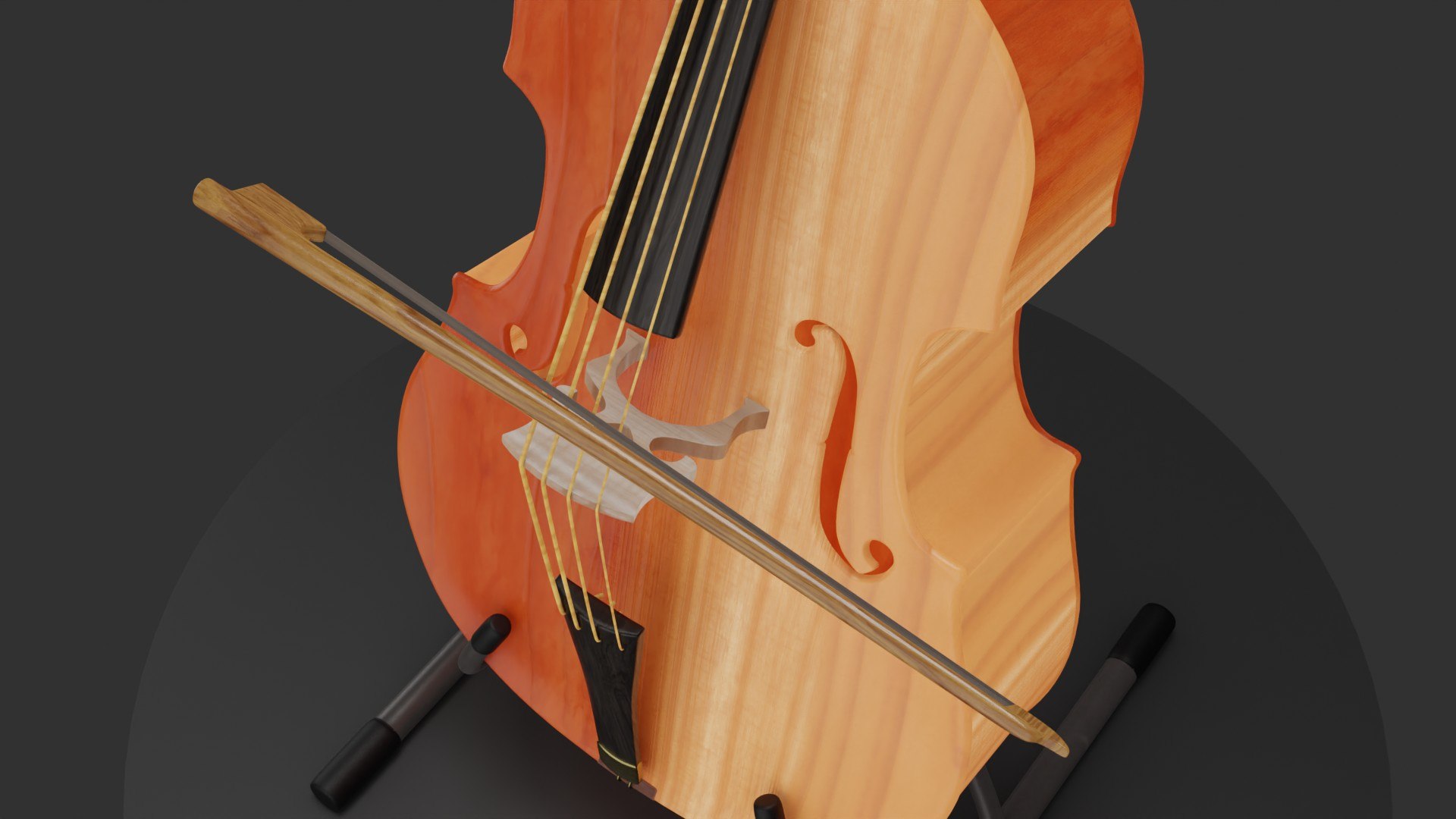Double Bass Model - TurboSquid 1690216