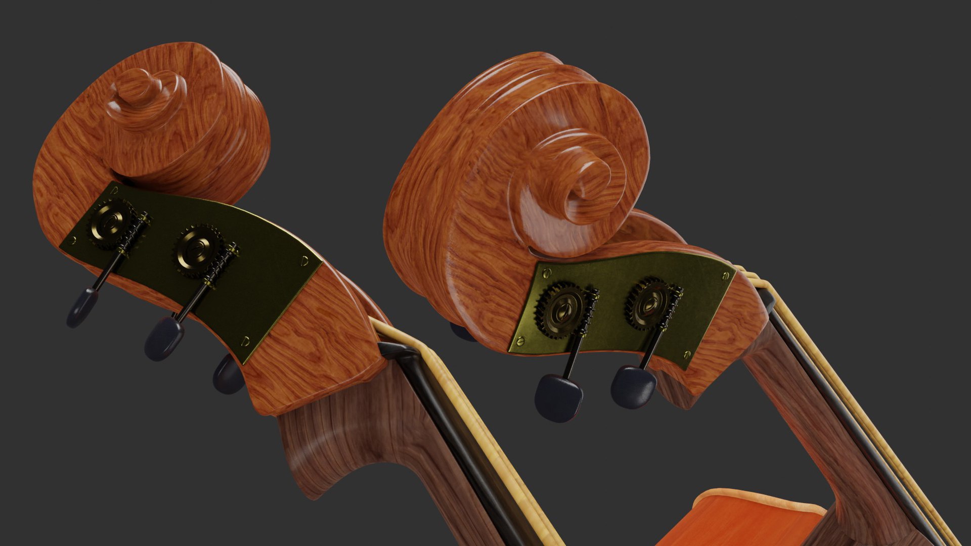 Double Bass Model - TurboSquid 1690216