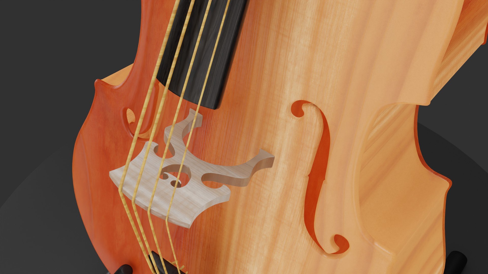 Double Bass Model - TurboSquid 1690216