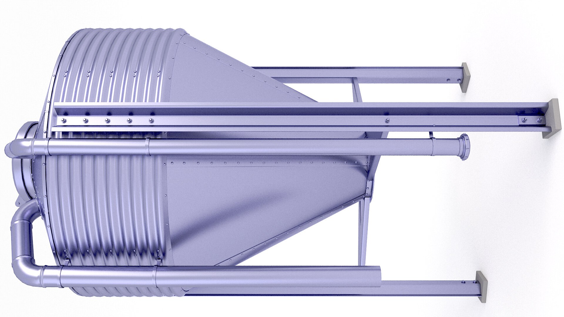 Farm Forage Grain Silos V25 3D - TurboSquid 2419050