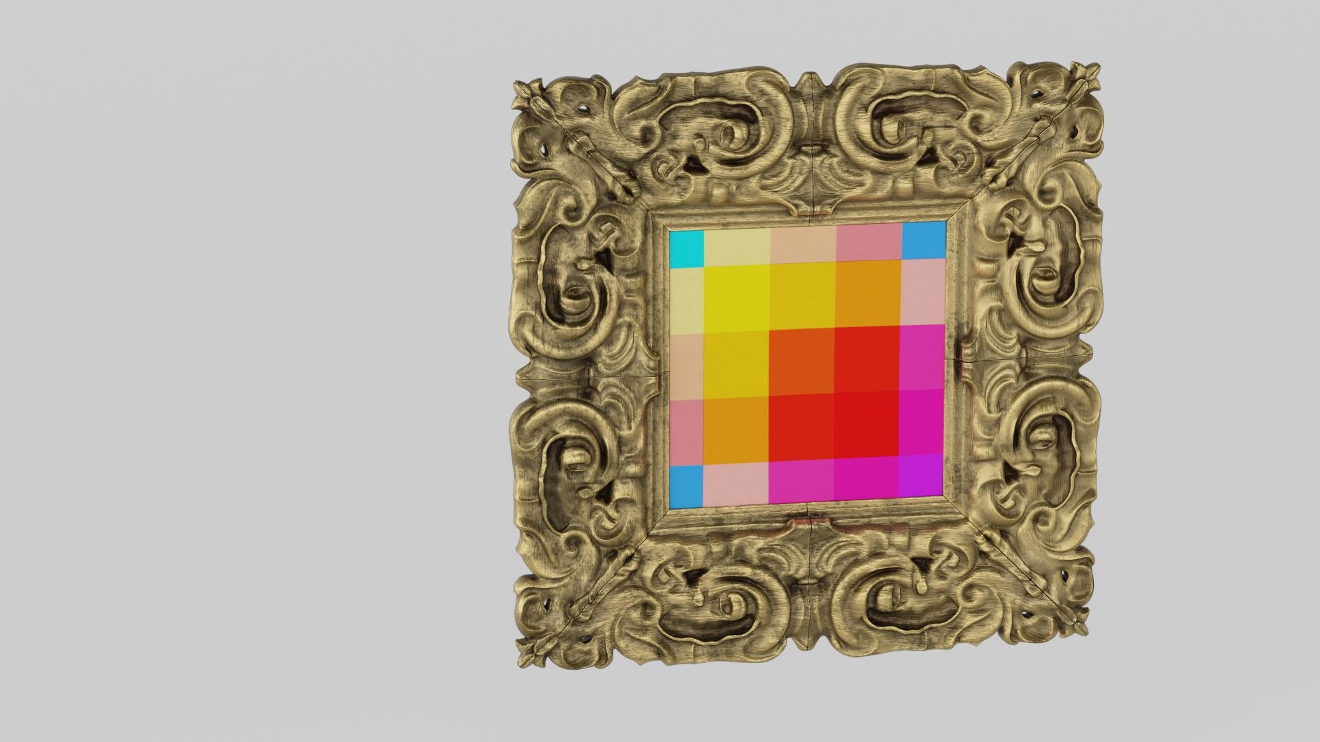 Old Frame Square model - TurboSquid 1823803