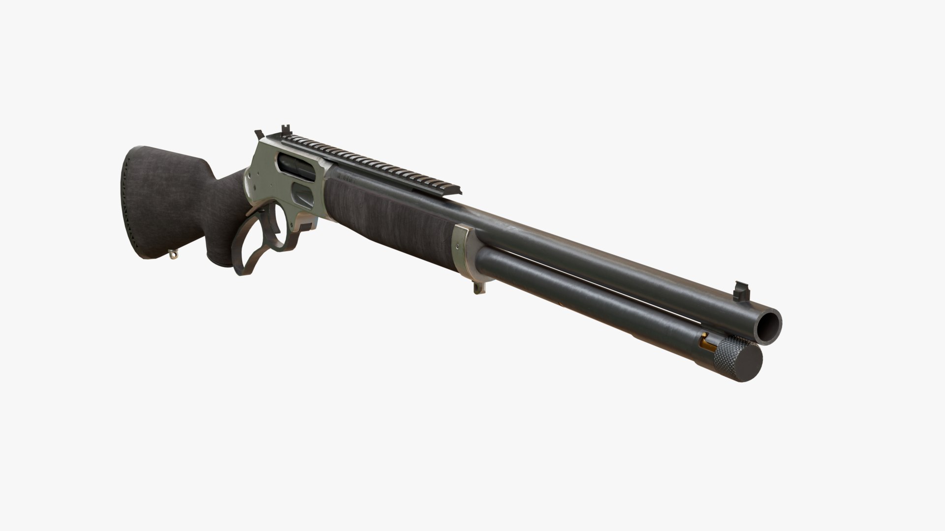 Lever Action Rifle Marlin 3D Model - TurboSquid 1850247