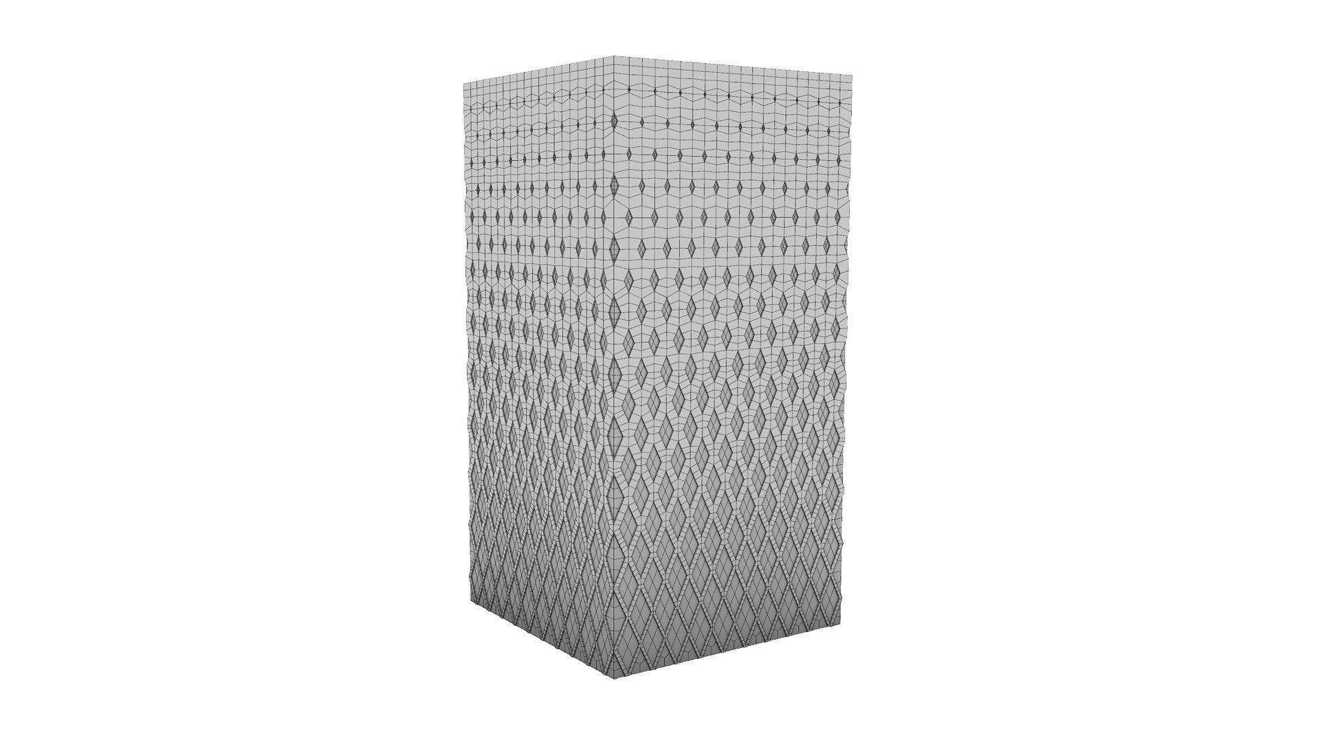 Parametric Diamond Pattern Box 3D Model - TurboSquid 2289023