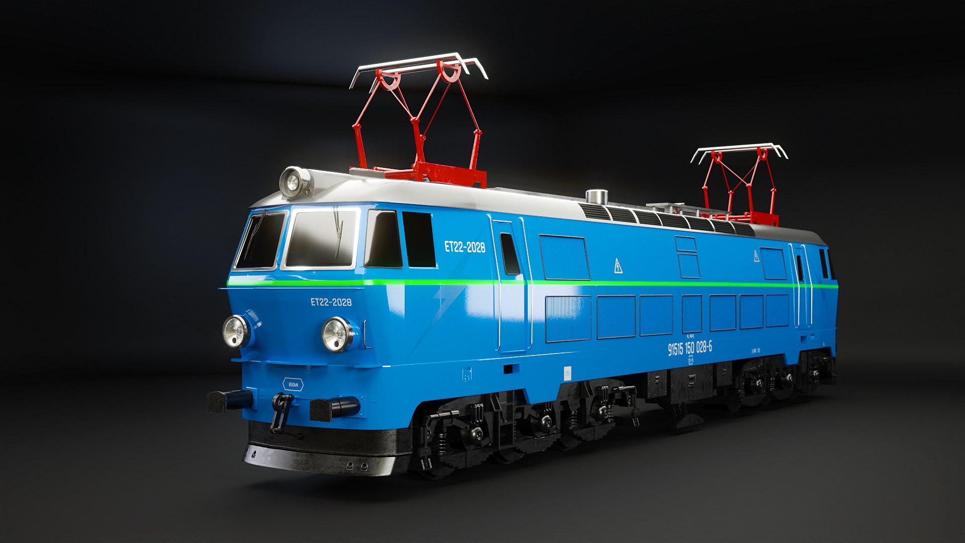 modelo 3d Locomotora Eléctrica ET-22 - TurboSquid 2218598