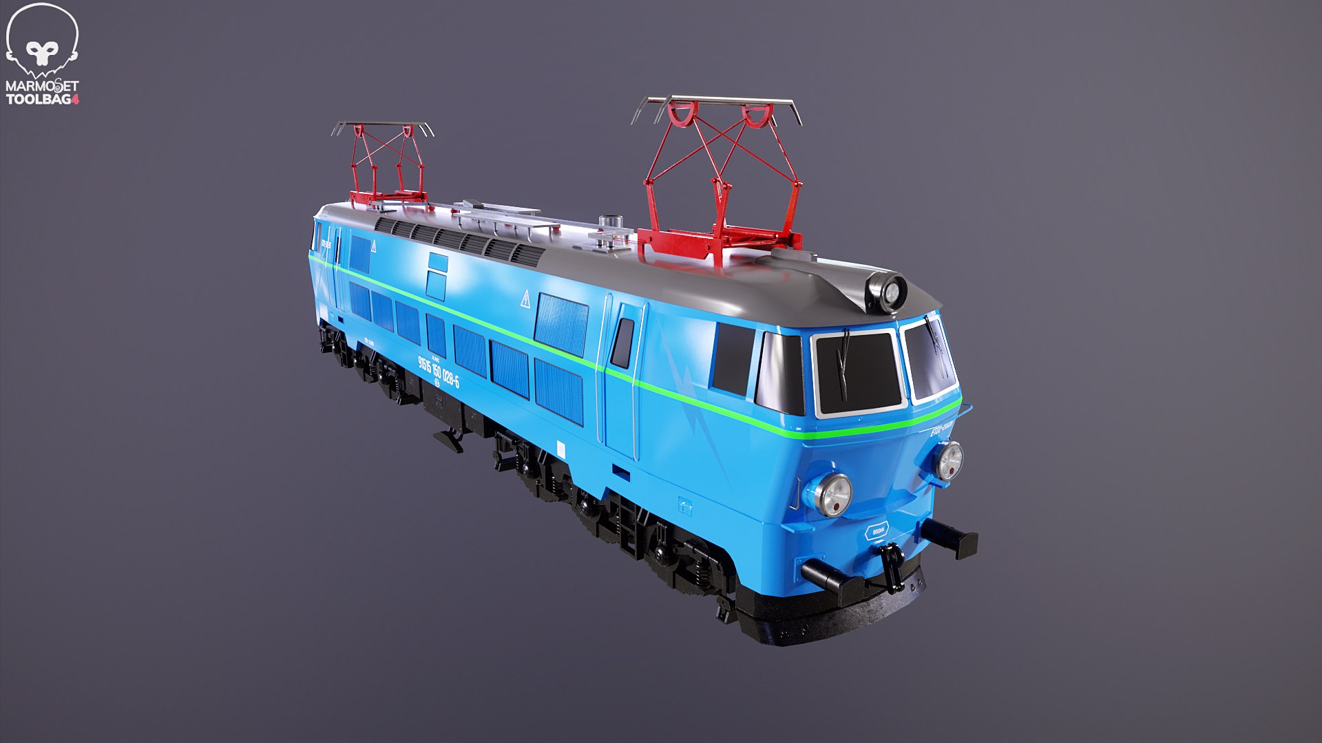 Electric Locomotive ET-22 3D Model - TurboSquid 2218598