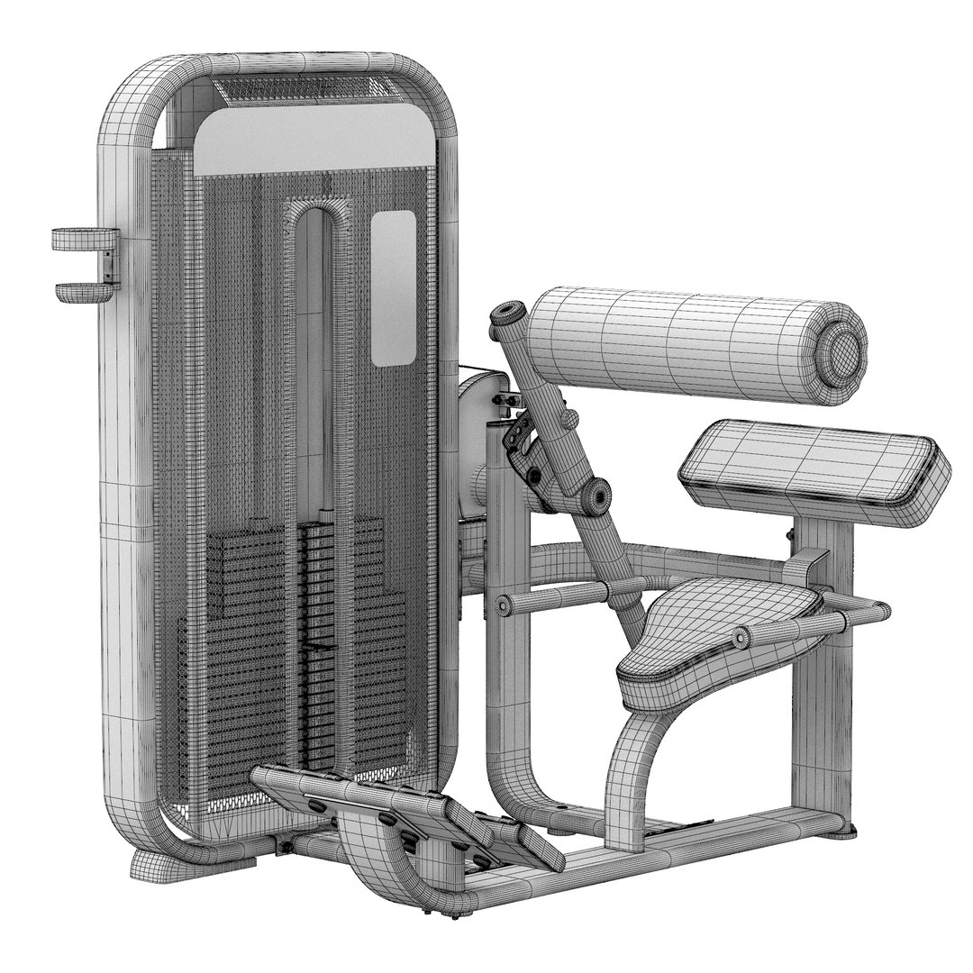 3D model E-7031 Back Extension - TurboSquid 1967402