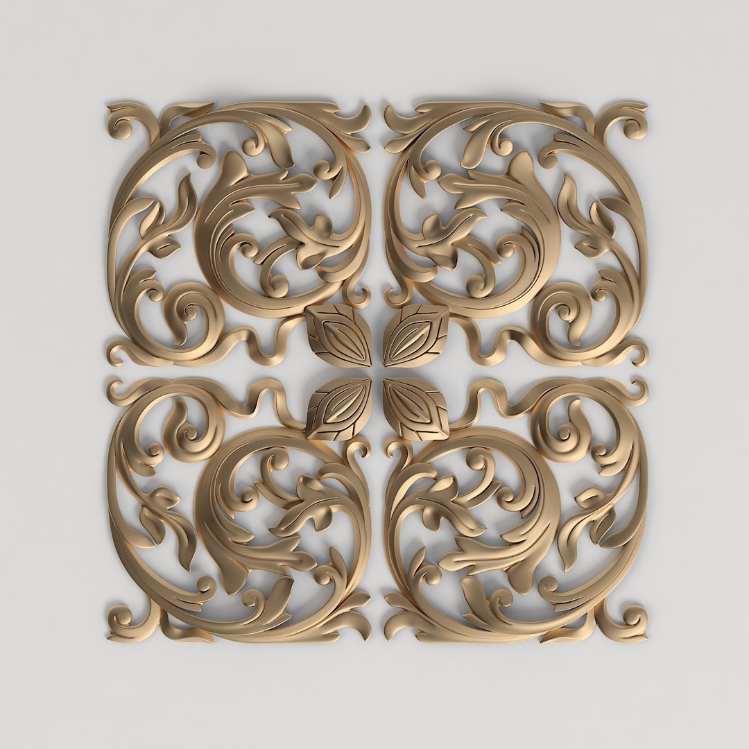 3D Model Carved Scroll - TurboSquid 1460843