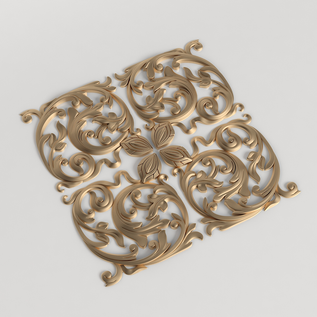 3D model carved scroll - TurboSquid 1460843