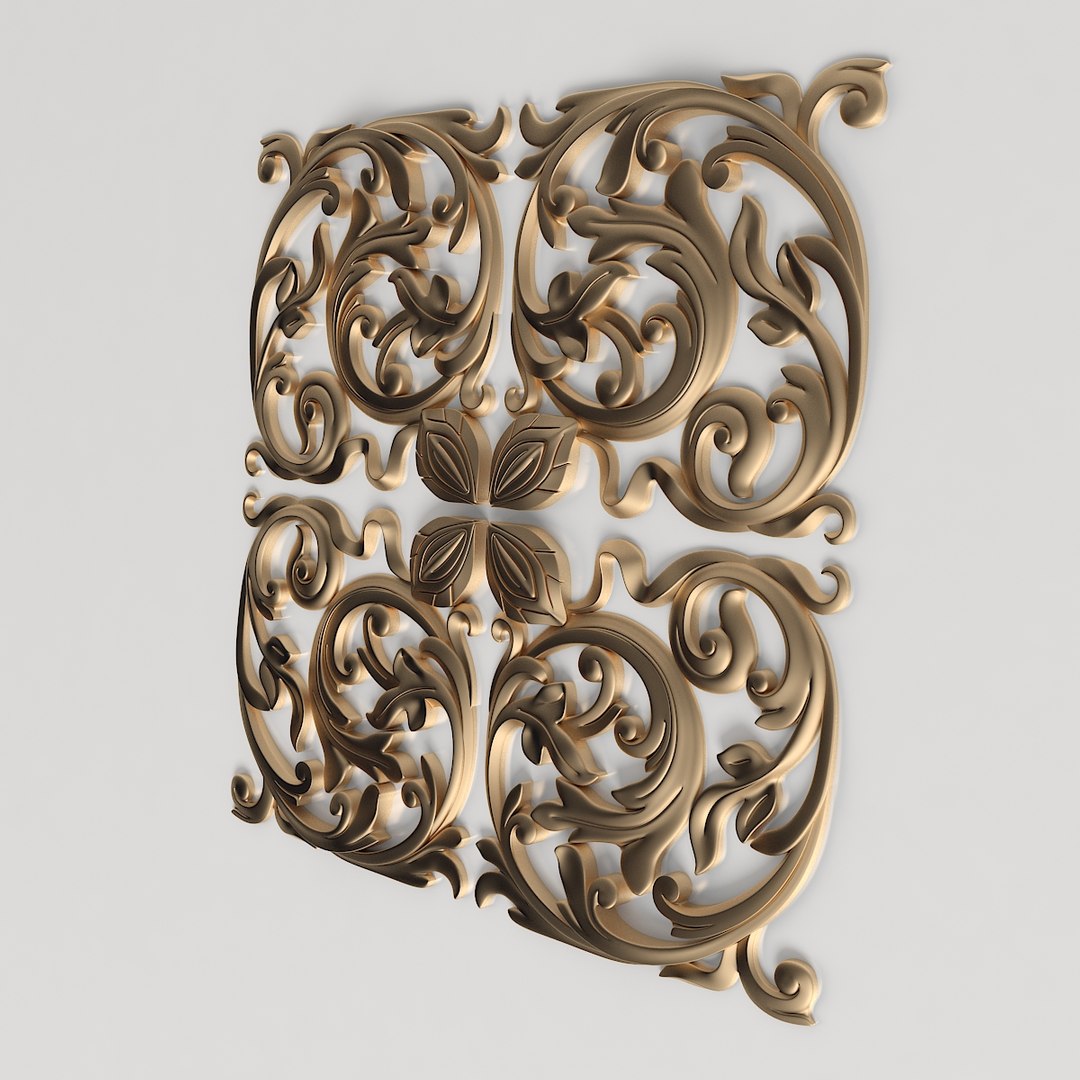 3D Model Carved Scroll - TurboSquid 1460843