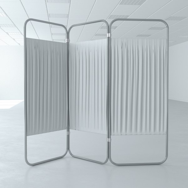 Medical patient privacy screen model - TurboSquid 1218252
