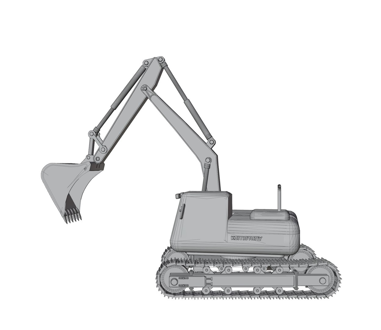3D Model Excavator Ready Fro Animation - TurboSquid 1905366