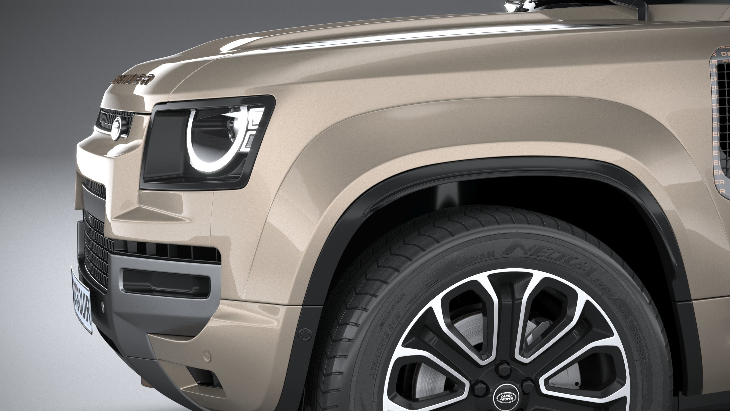 modelo 3d Land Rover Defender Octa 2025 - TurboSquid 2260216