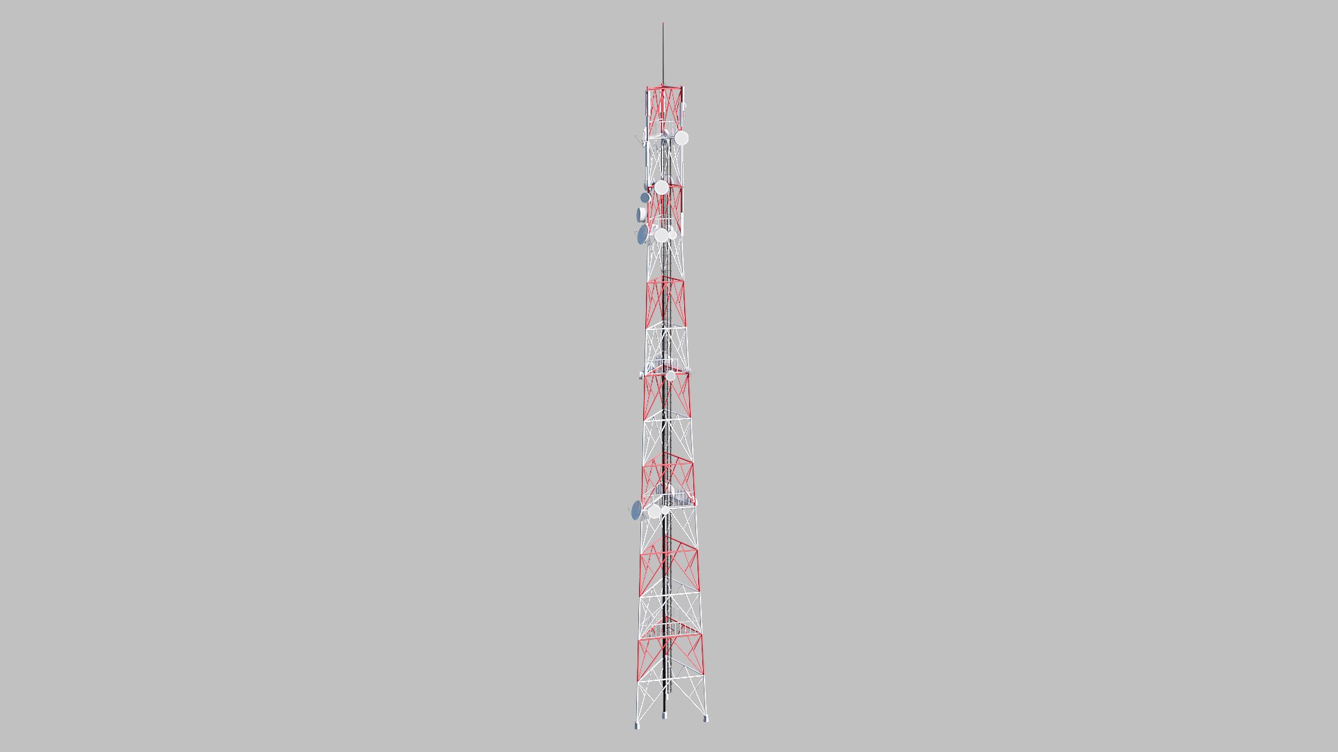 Telecommunication Tower 3D Model - TurboSquid 1723137