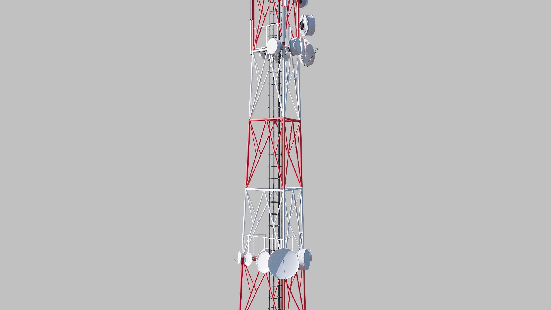 Telecommunication Tower 3D Model - TurboSquid 1723137