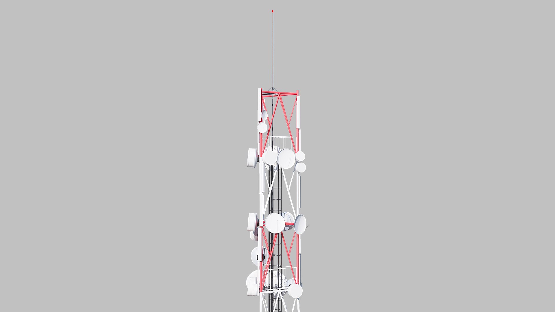 Telecommunication Tower 3D Model - TurboSquid 1723137