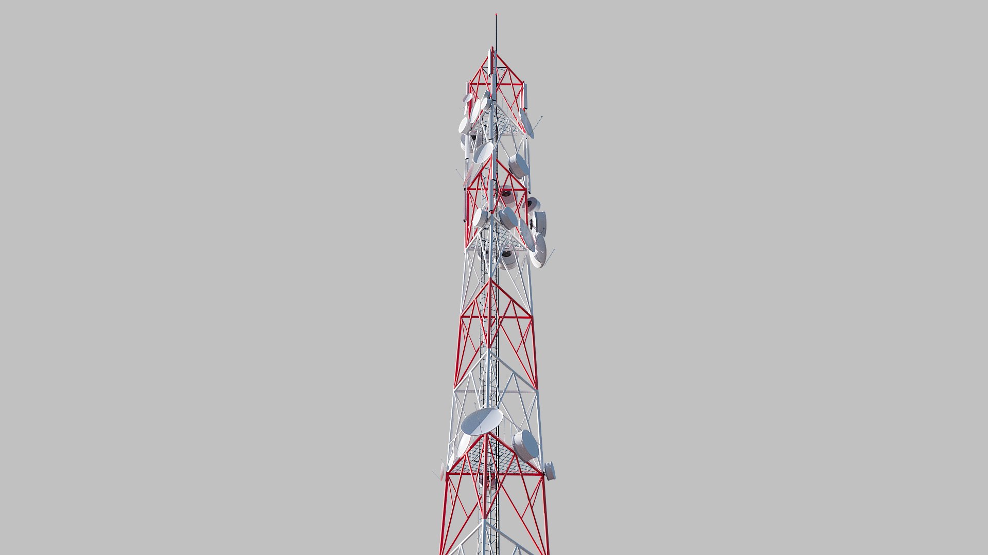 Telecommunication Tower 3D Model - TurboSquid 1723137