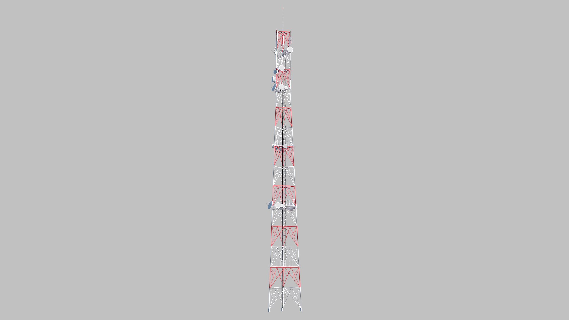 Telecommunication Tower 3D Model - TurboSquid 1723137