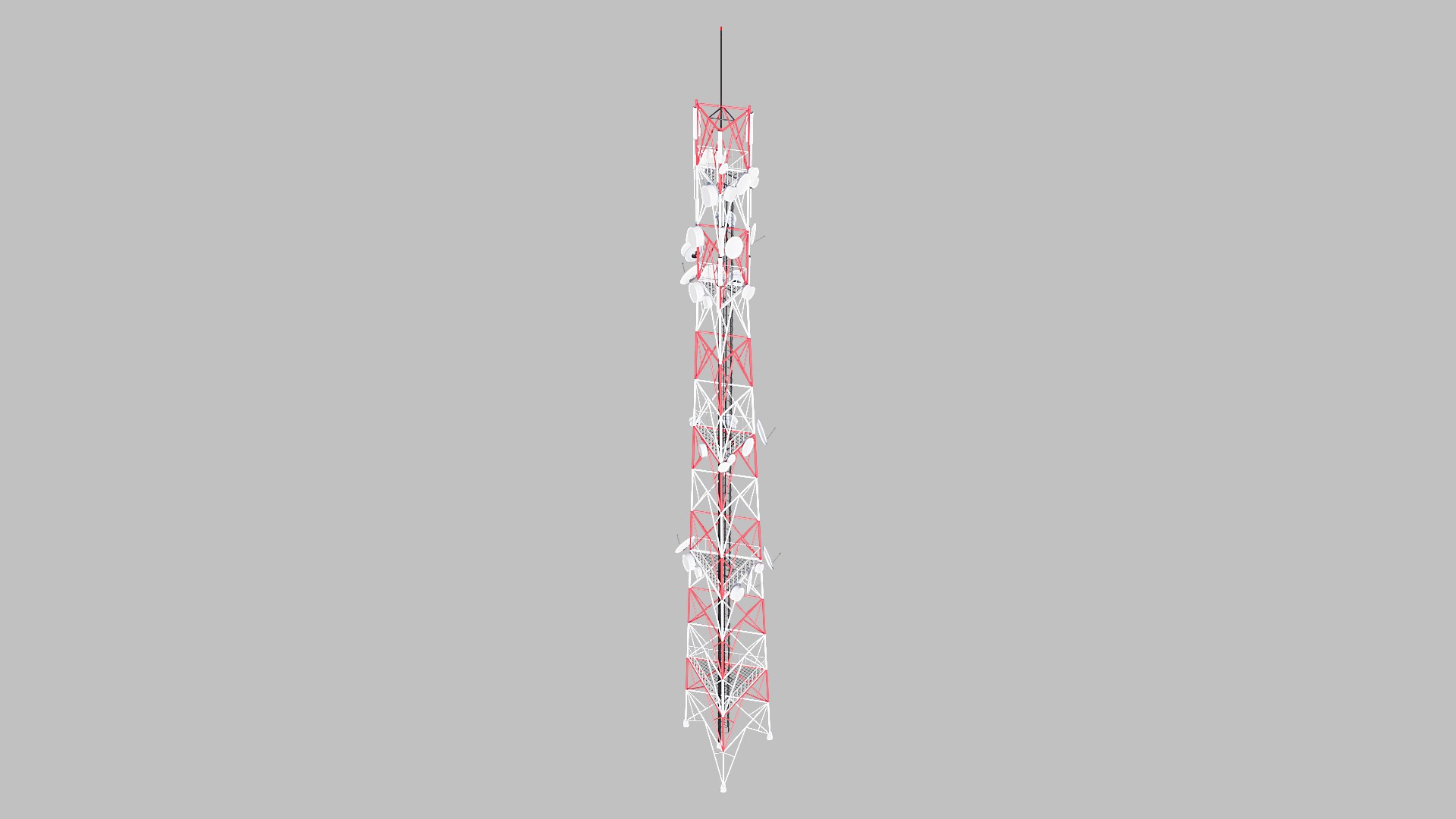 Telecommunication Tower 3D Model - TurboSquid 1723137