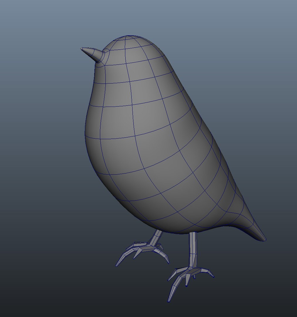 3d bird model