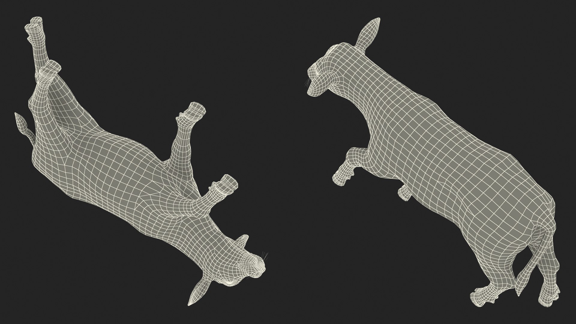 3D Cow Calf In Walking Pose - TurboSquid 2259031