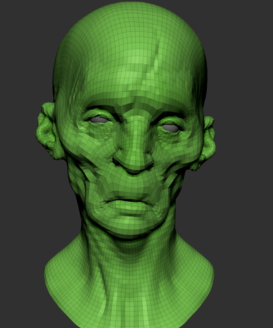 Creature head reference 3D model - TurboSquid 1412873