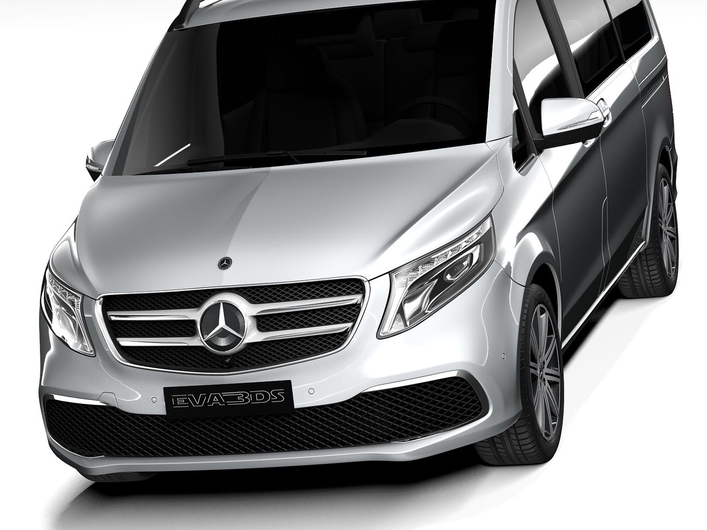 3D Mercedes-benz V-class 2021 Mercedes Benz Model - TurboSquid 1439195