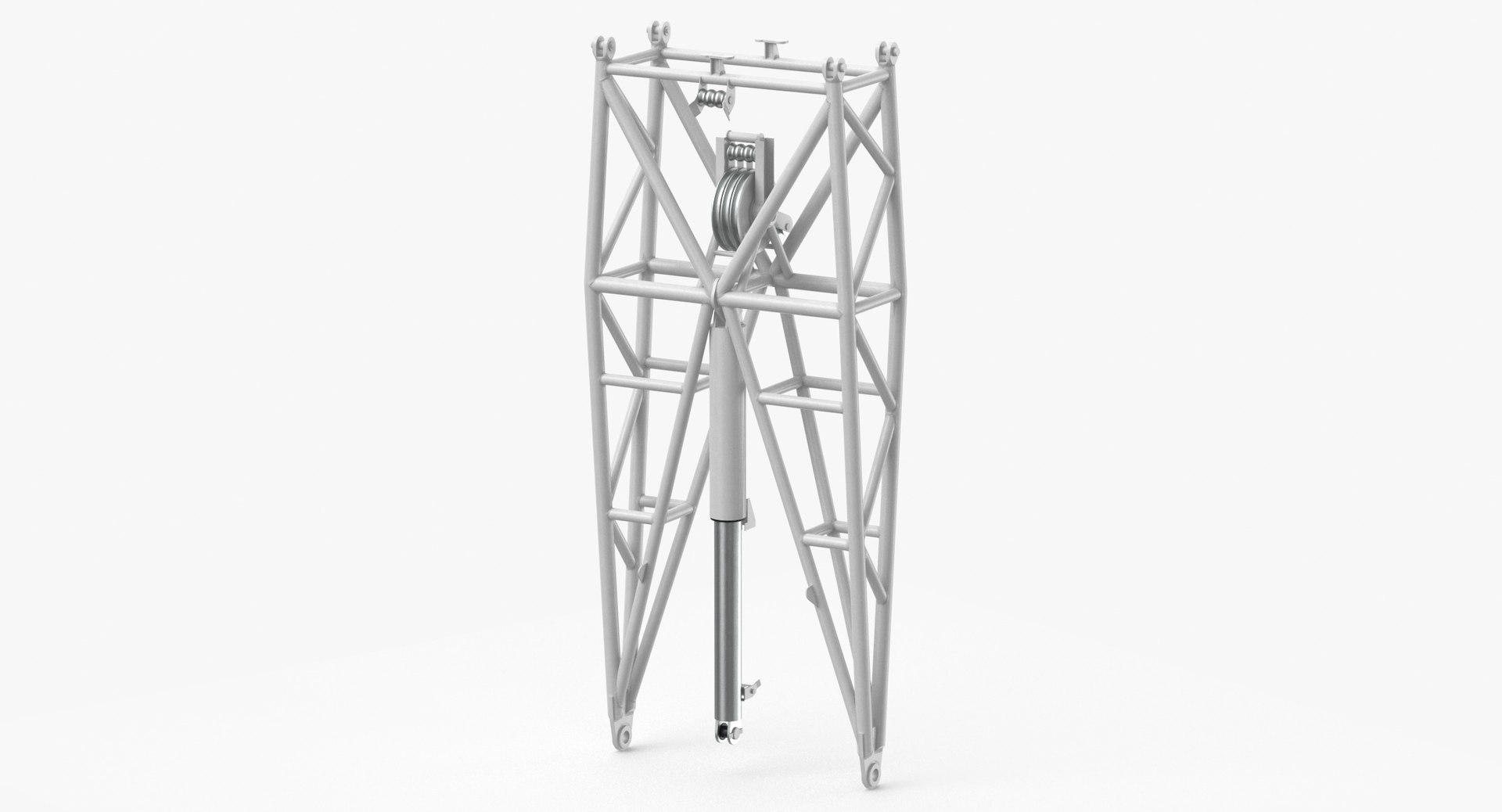 3D crane wa frame 1 model - TurboSquid 1710519