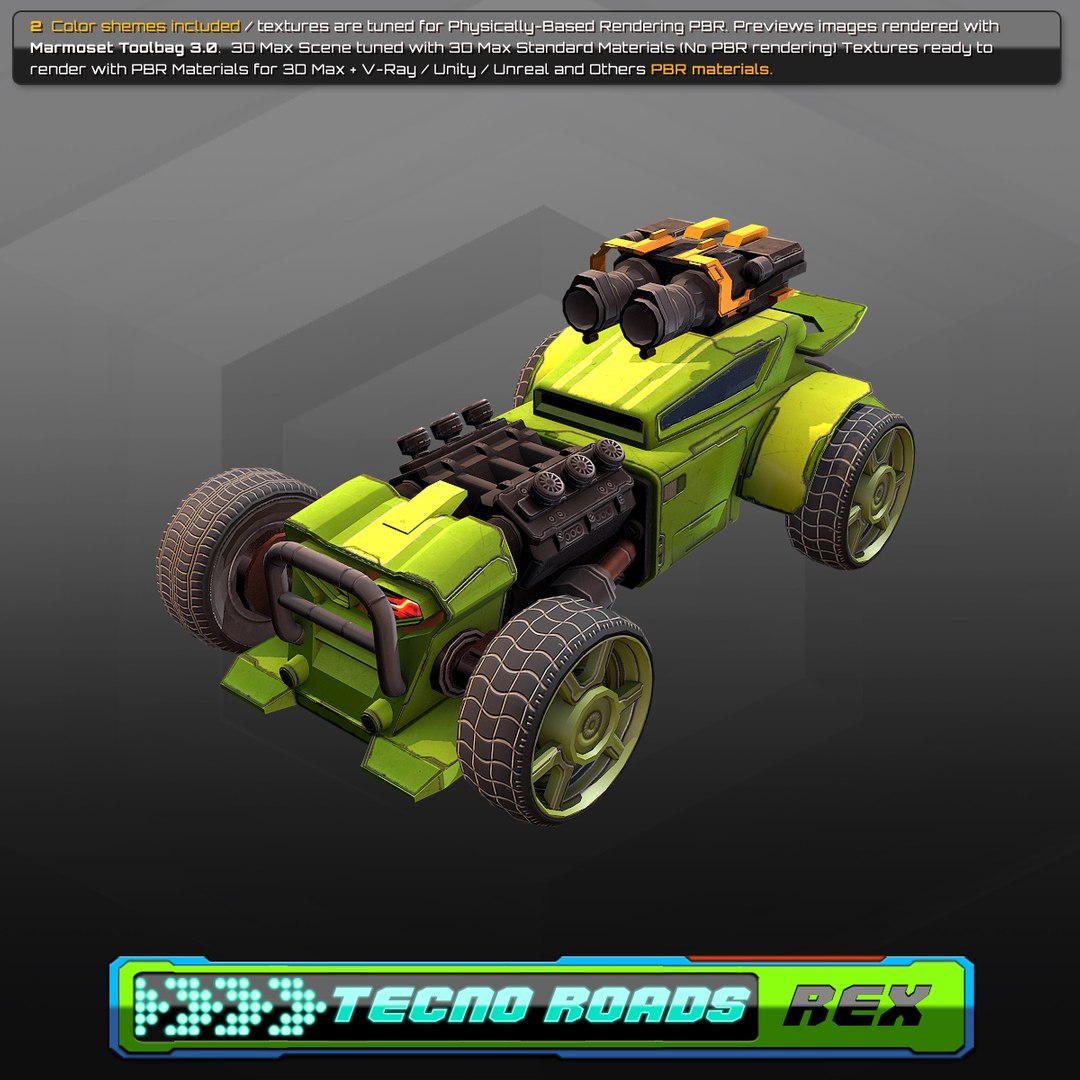 Tecno car 3D model - TurboSquid 1222139