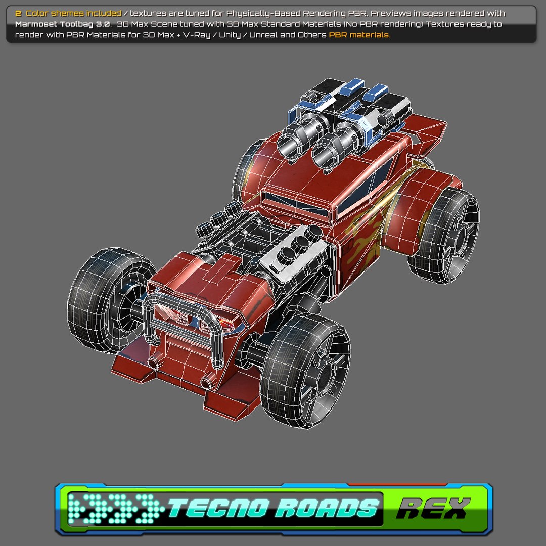 Tecno car 3D model - TurboSquid 1222139