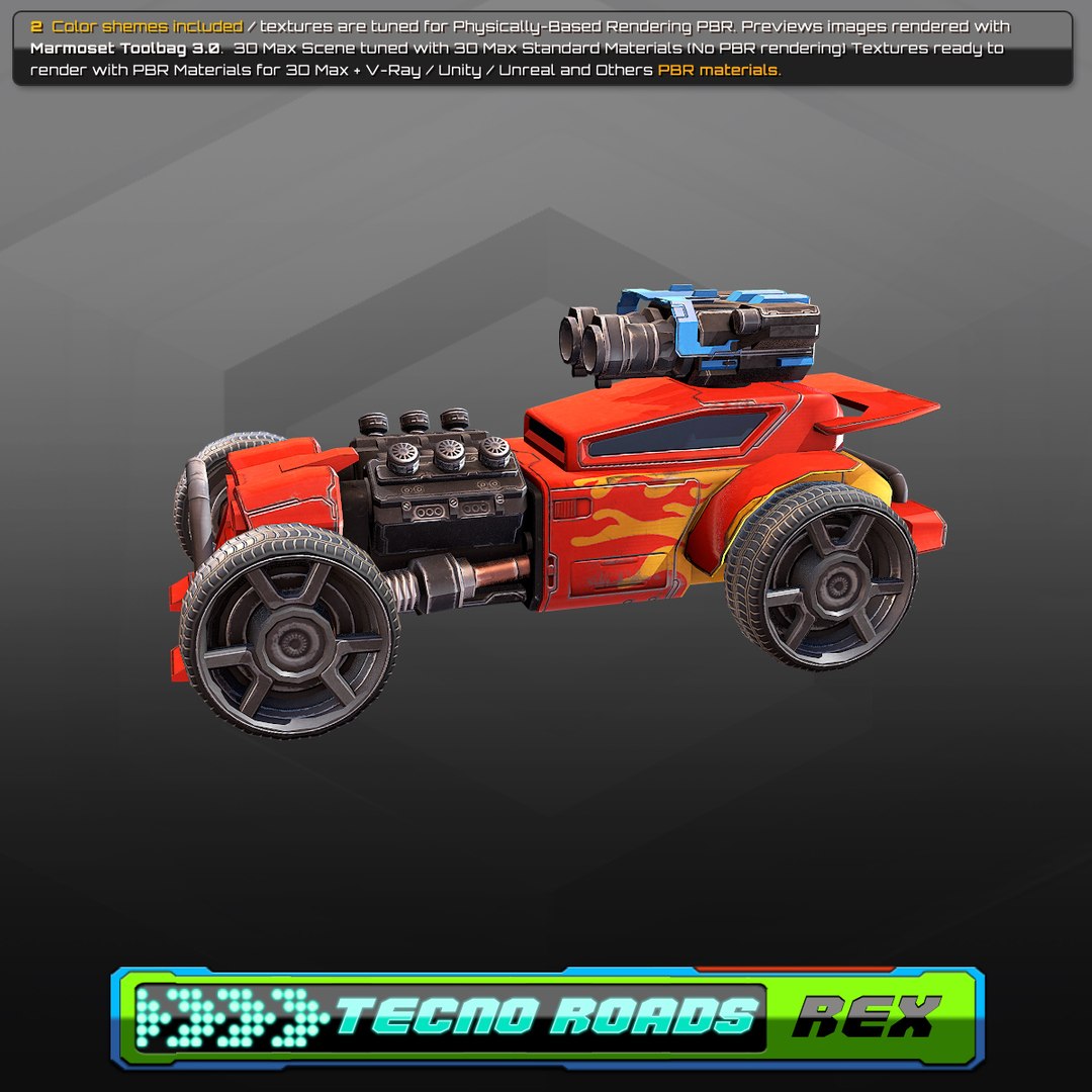 Tecno car 3D model - TurboSquid 1222139