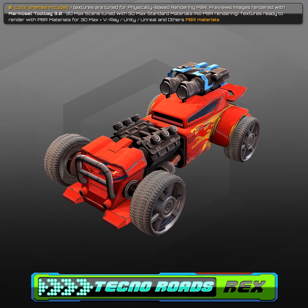 Tecno car 3D model - TurboSquid 1222139