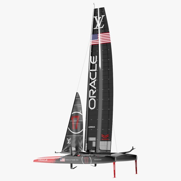 3D модель Americas Cup Race Yacht Oracle Team USA - TurboSquid 2024522
