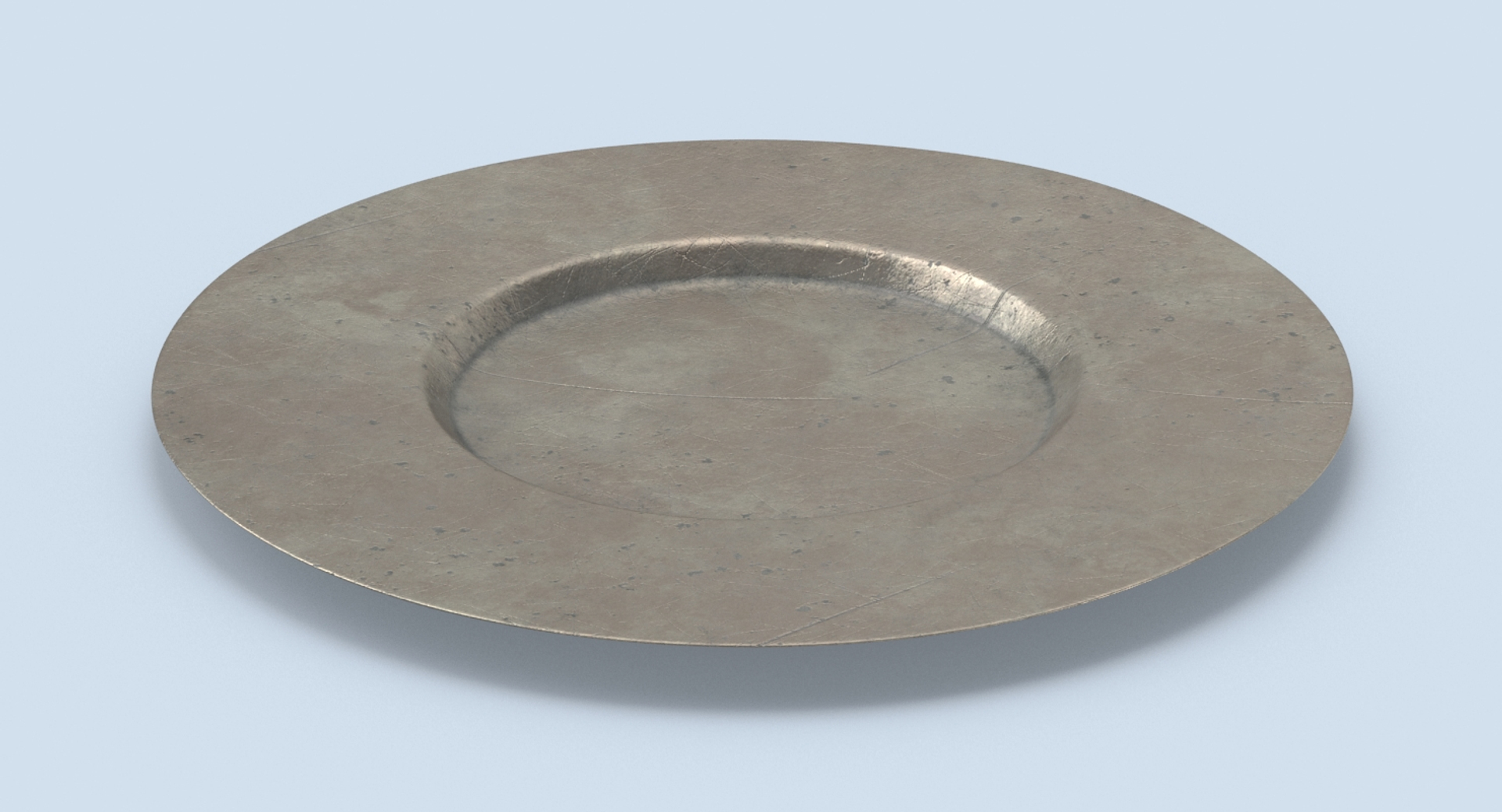 Pewter-dishware---plate-02 3D - TurboSquid 1156108