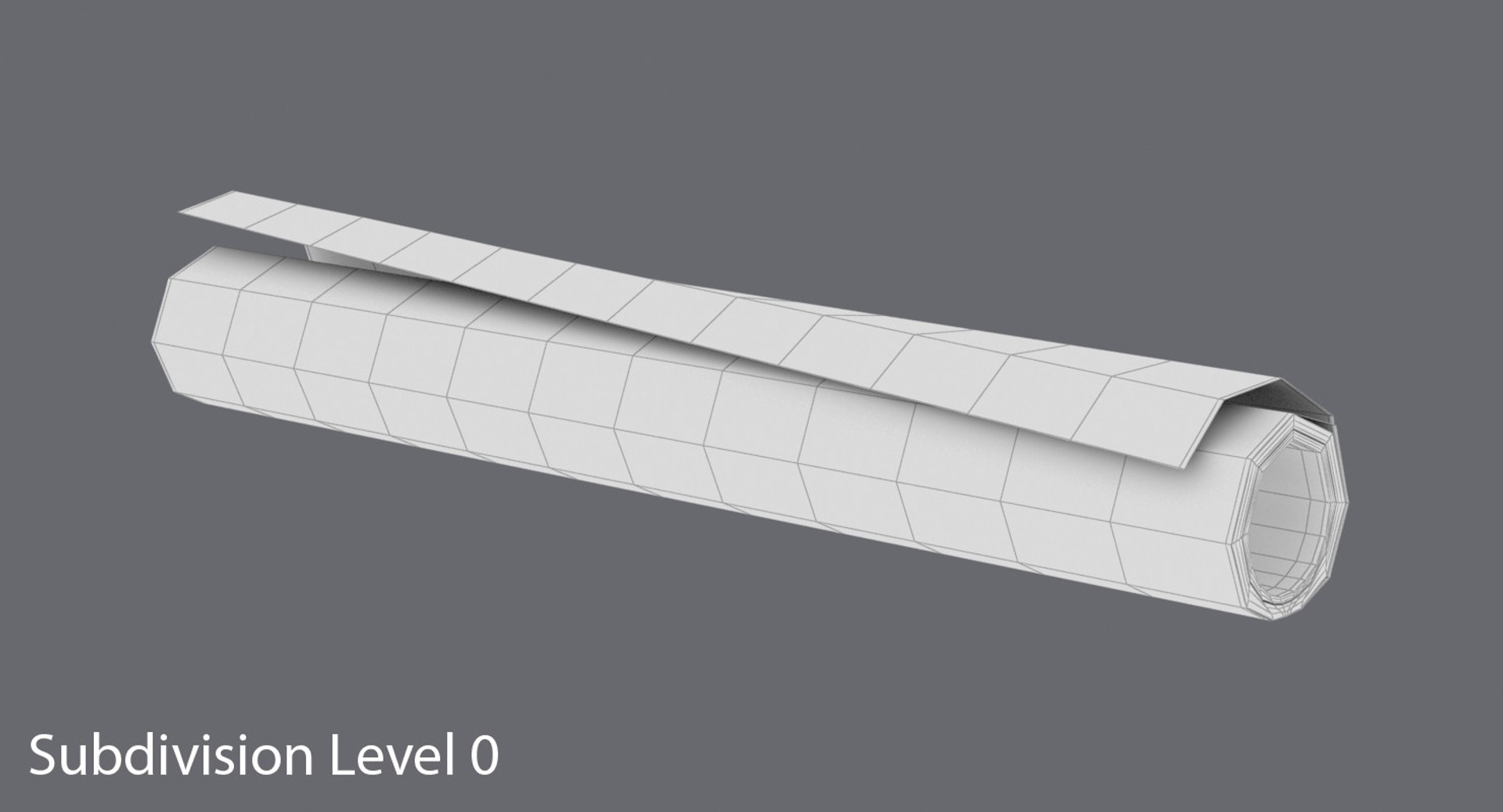 3d Wrapping Paper Rolls Green Model