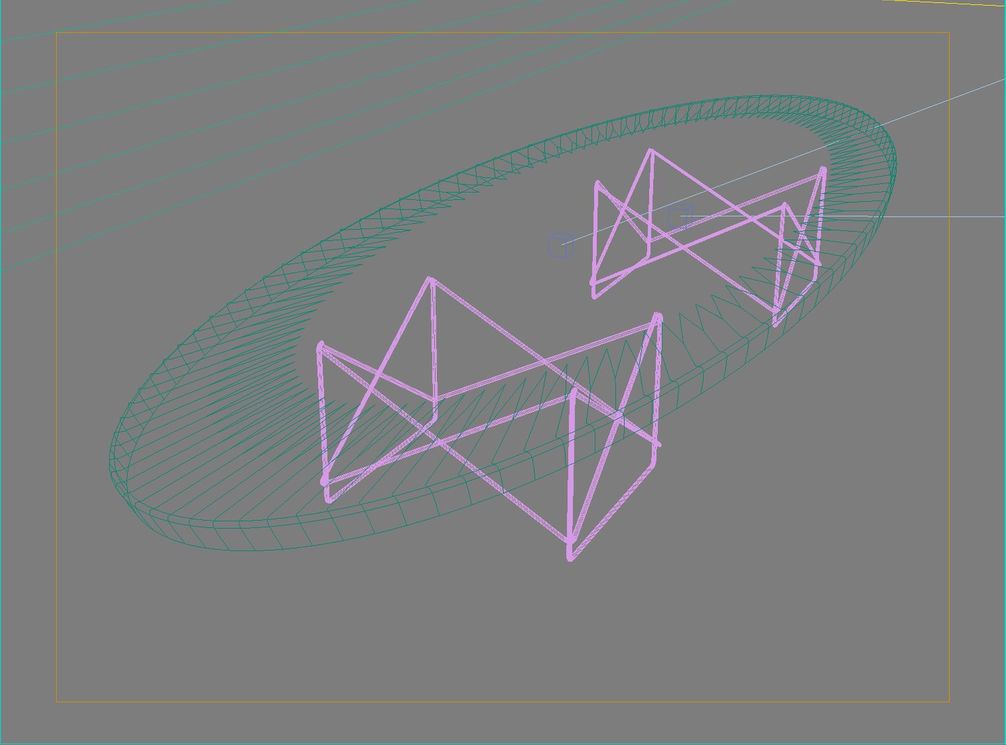 Vitra Elliptical Table 3ds