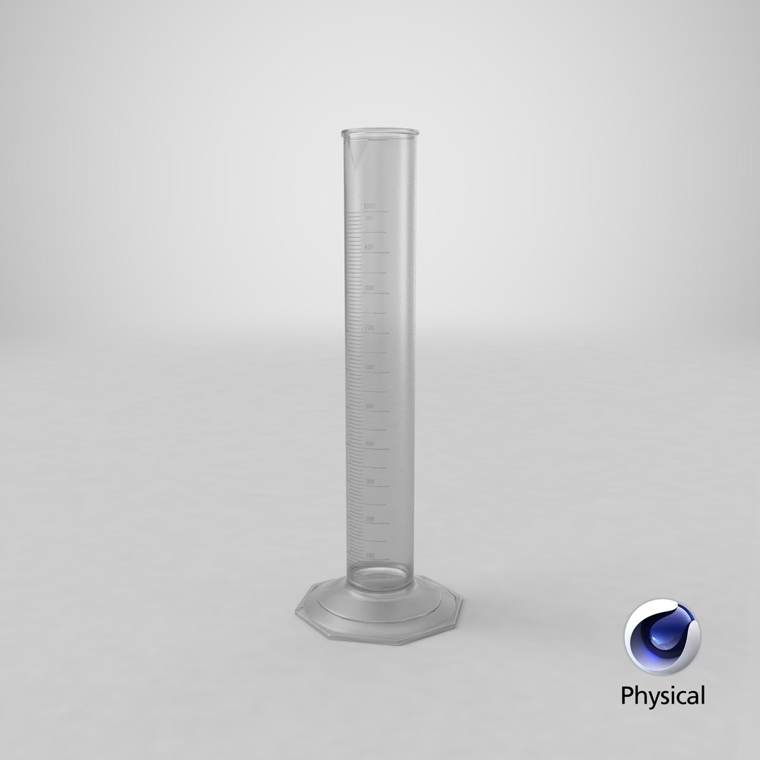 Graduated Cylinder 1L model - TurboSquid 1975547