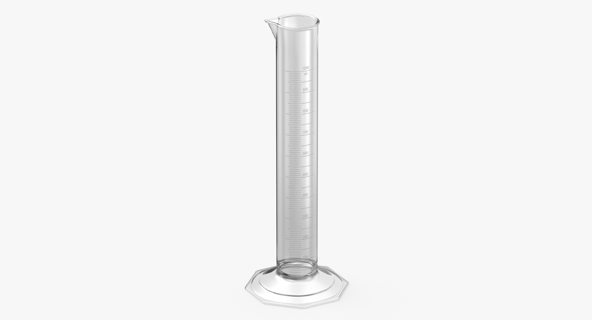 Graduated Cylinder 1L Model - TurboSquid 1975547